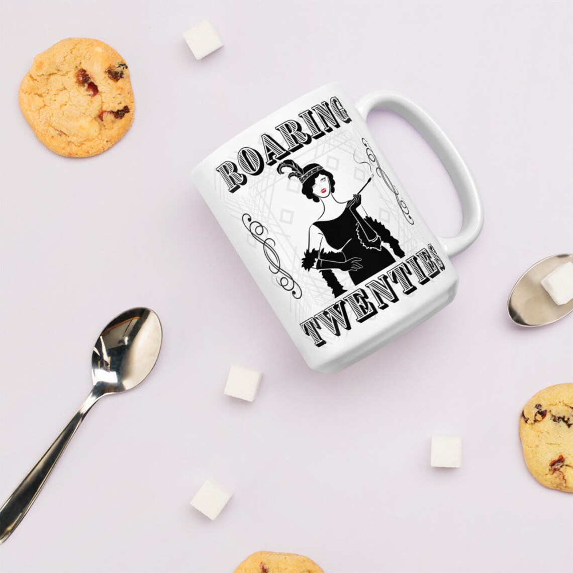 Roaring 20s Style Coffee Mug - Twenties Flapper Style - 2nd Design - Etsy