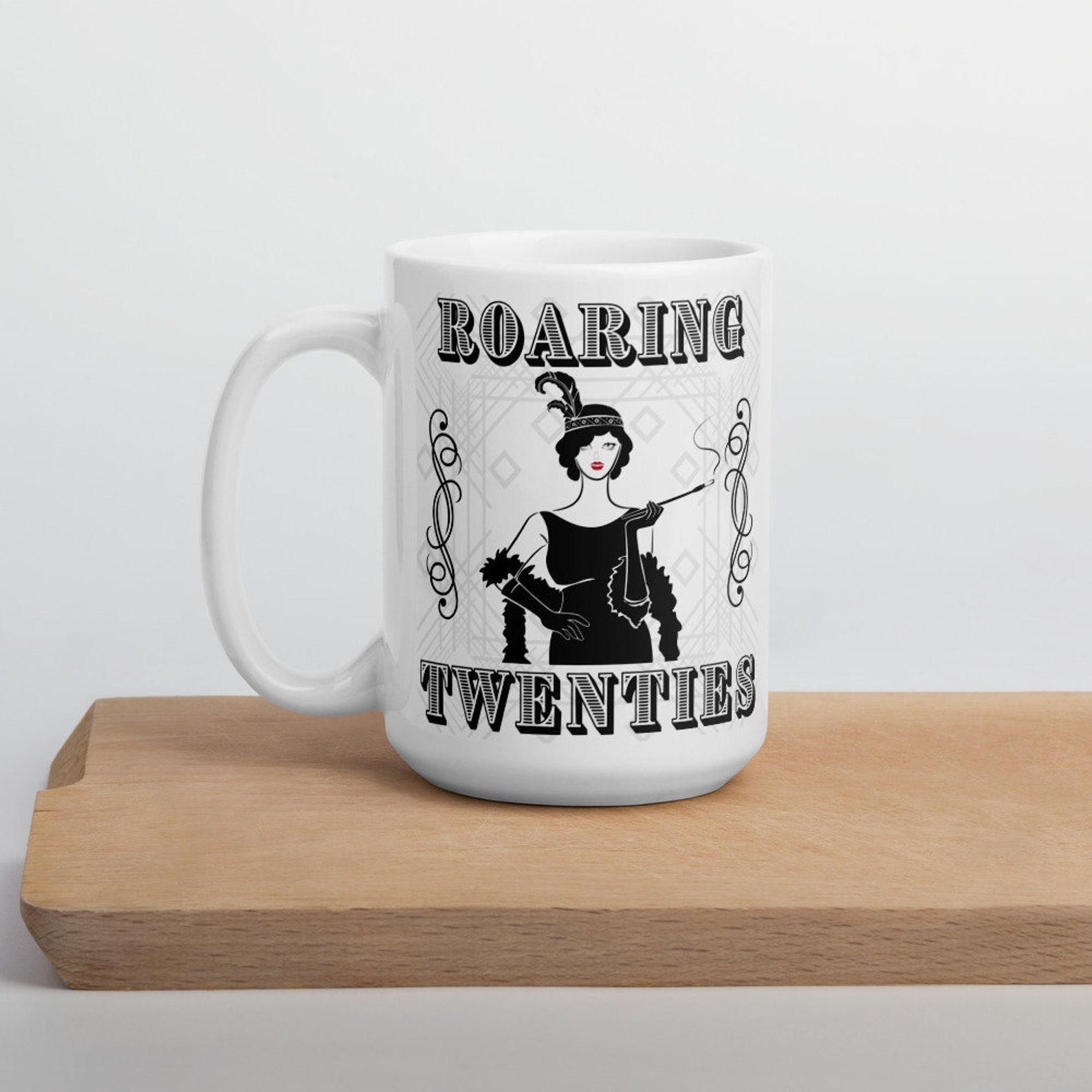 Roaring 20s Style Coffee Mug - Twenties Flapper Style - 2nd Design - Etsy