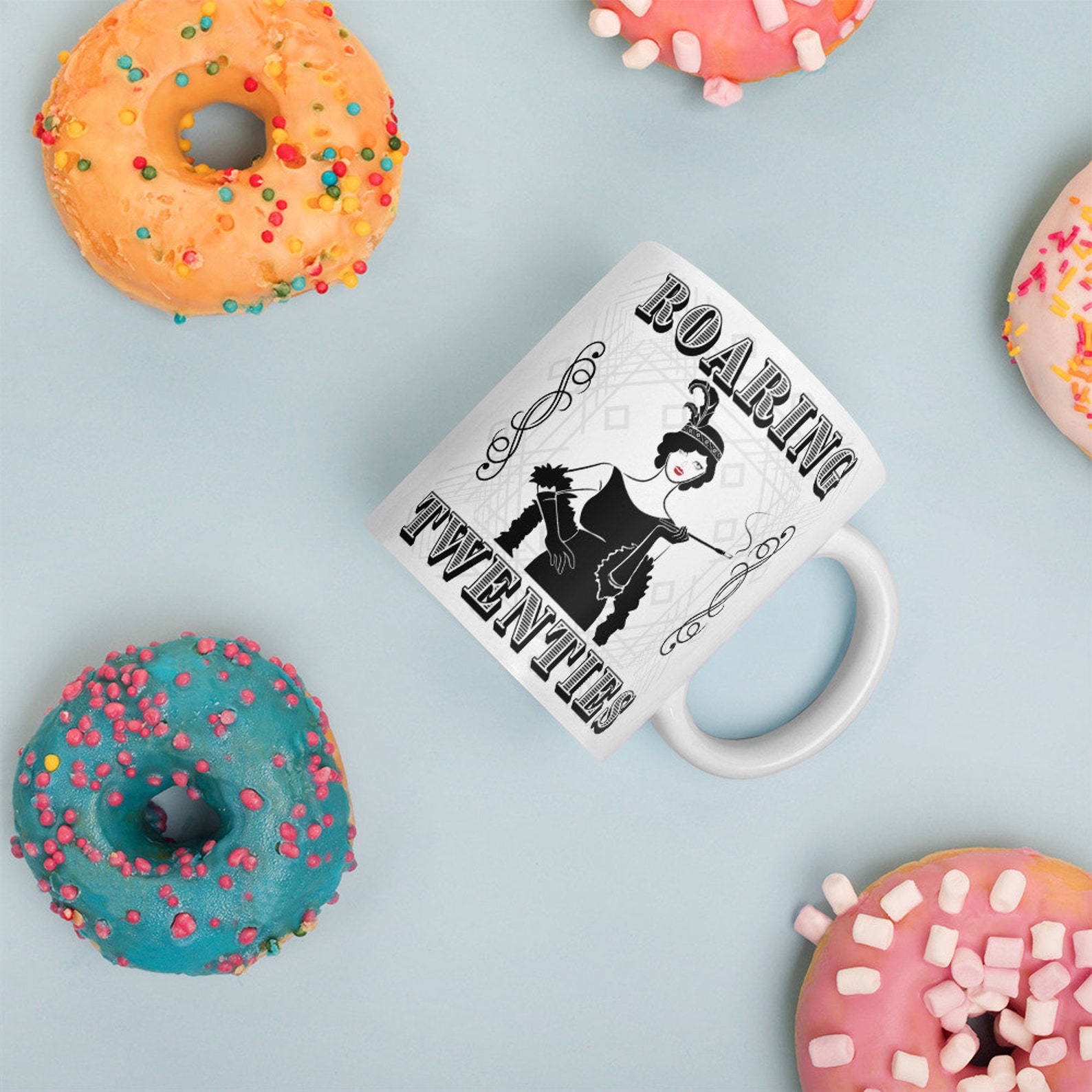 Roaring 20s Style Coffee Mug - Twenties Flapper Style - 2nd Design - Etsy