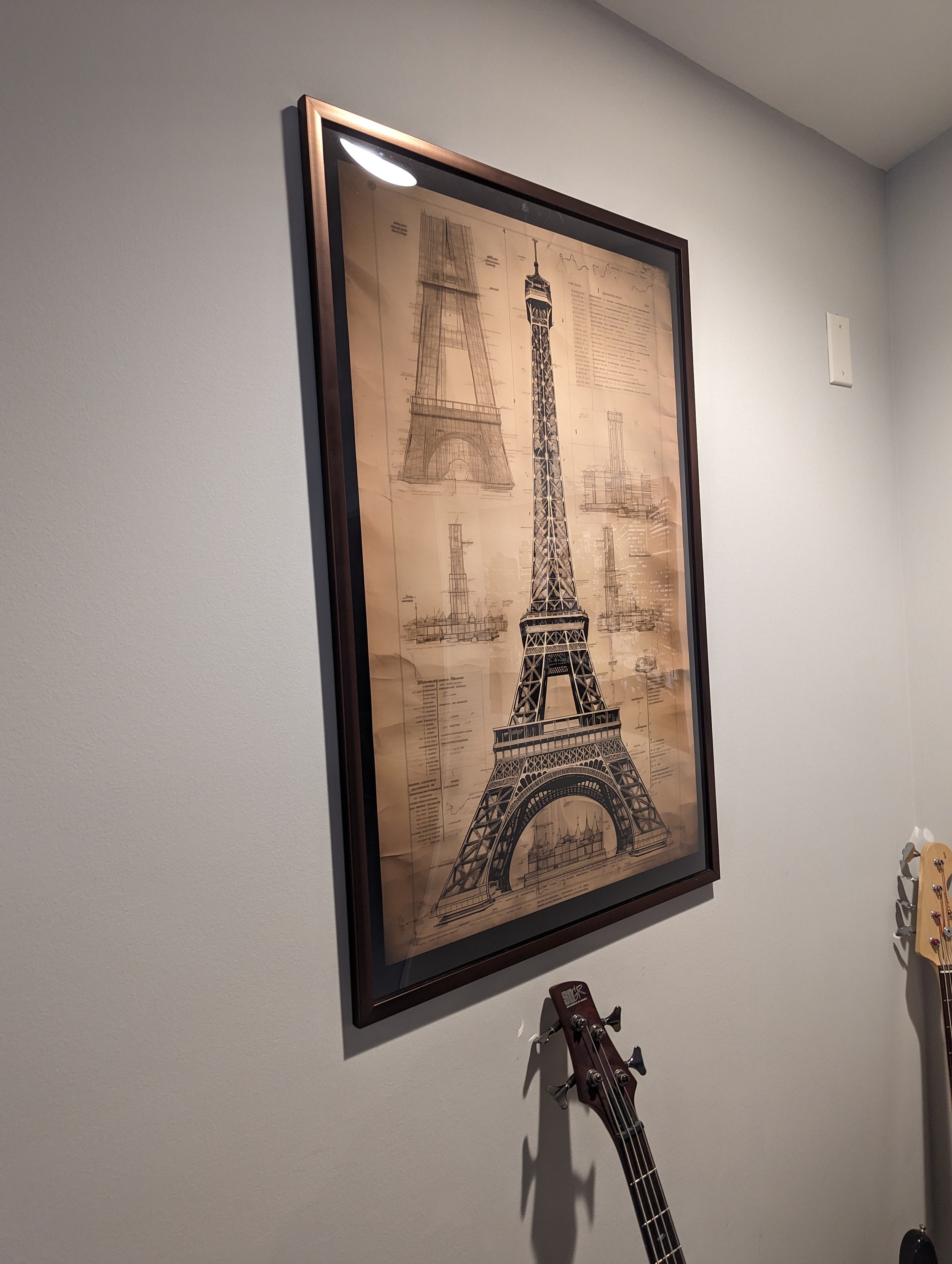 Eiffel Tower Artwork Wall Decor Wall Art Beautiful Artwork for Home or ...