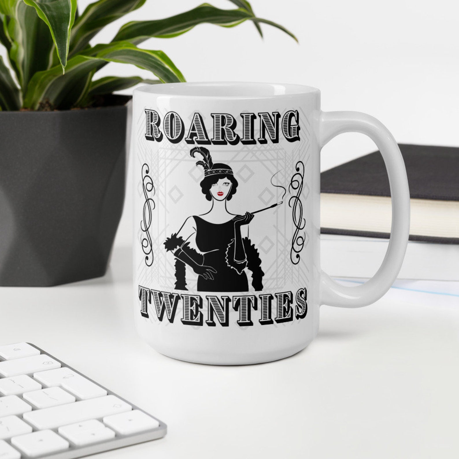 Roaring 20s Style Coffee Mug - Twenties Flapper Style - 2nd Design - Etsy