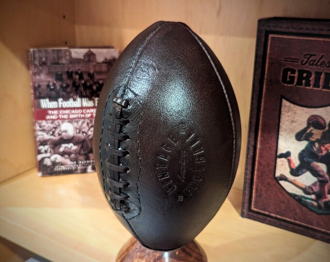 Leather Football - NFL Sized Vintage Football Replica - Great Super ...