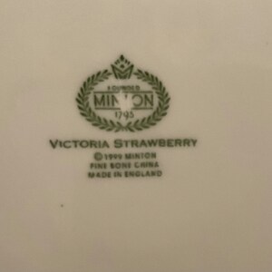 Minton Victoria Strawberry Cake Plate - Etsy
