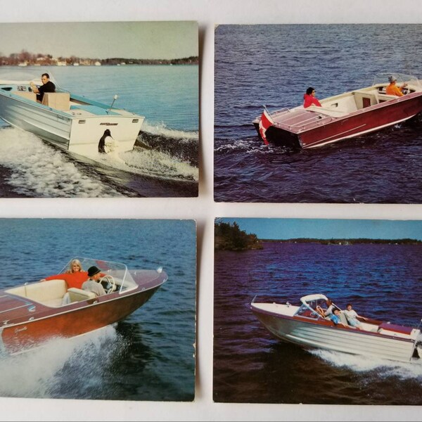 Boat Postcards - Etsy