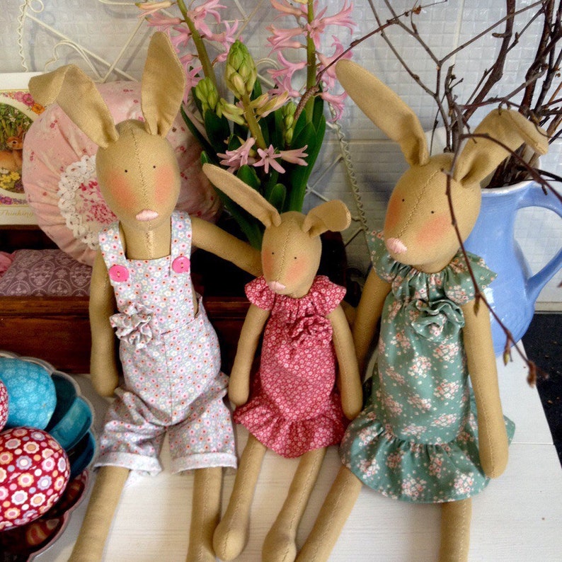 Tilda Hare Easter Bunny Rabbit Gift for Daughter Kids Easter | Etsy