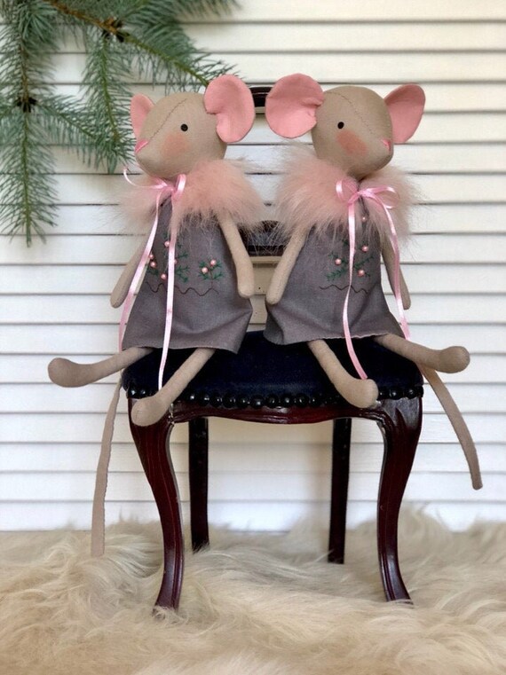 Toys & Games Dolls Dolls & Action Figures Tilda Mouse Animals Plush Toy ...