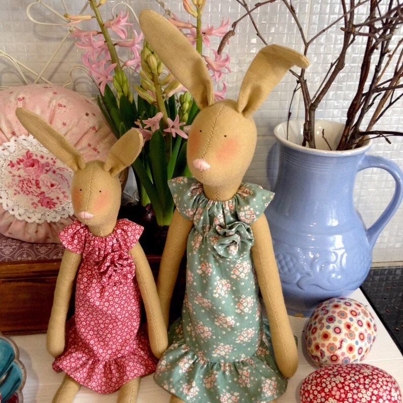 Tilda Hare Easter Bunny Rabbit Gift for Daughter Kids Easter | Etsy