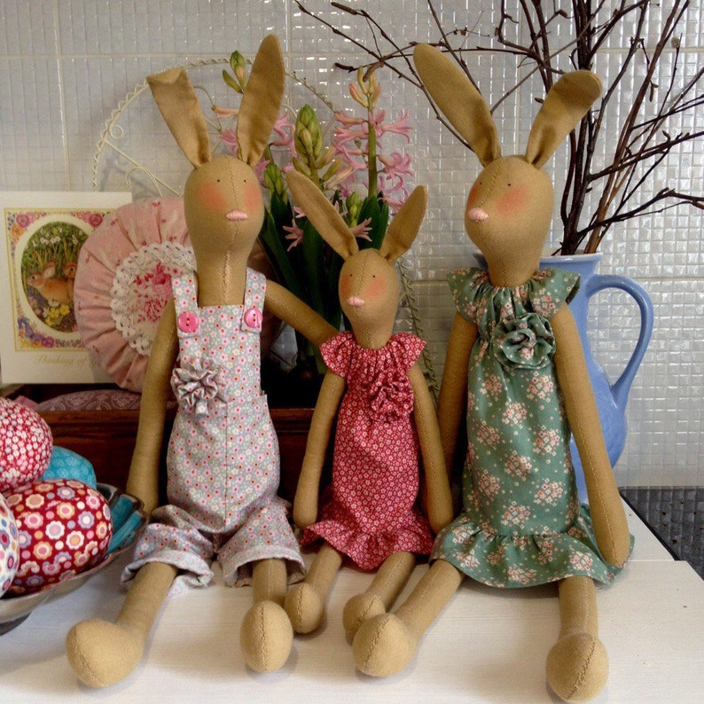 Tilda Hare Easter Bunny Rabbit Gift for Daughter Kids Easter | Etsy