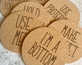 Funny Coasters | Etsy