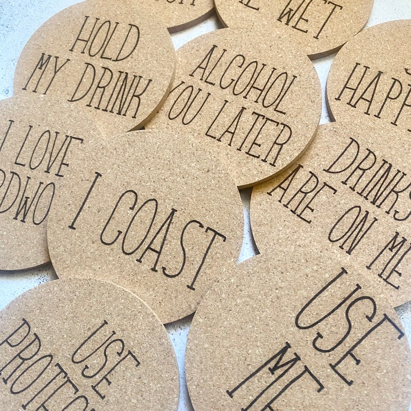 Funny Coasters - Etsy