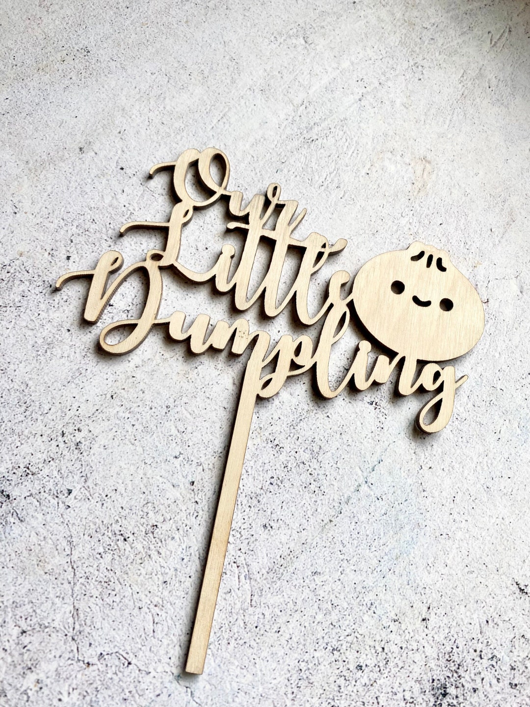 Our Little Dumpling Cake Topper - Etsy