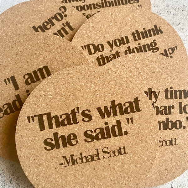 Quote Coasters - Etsy