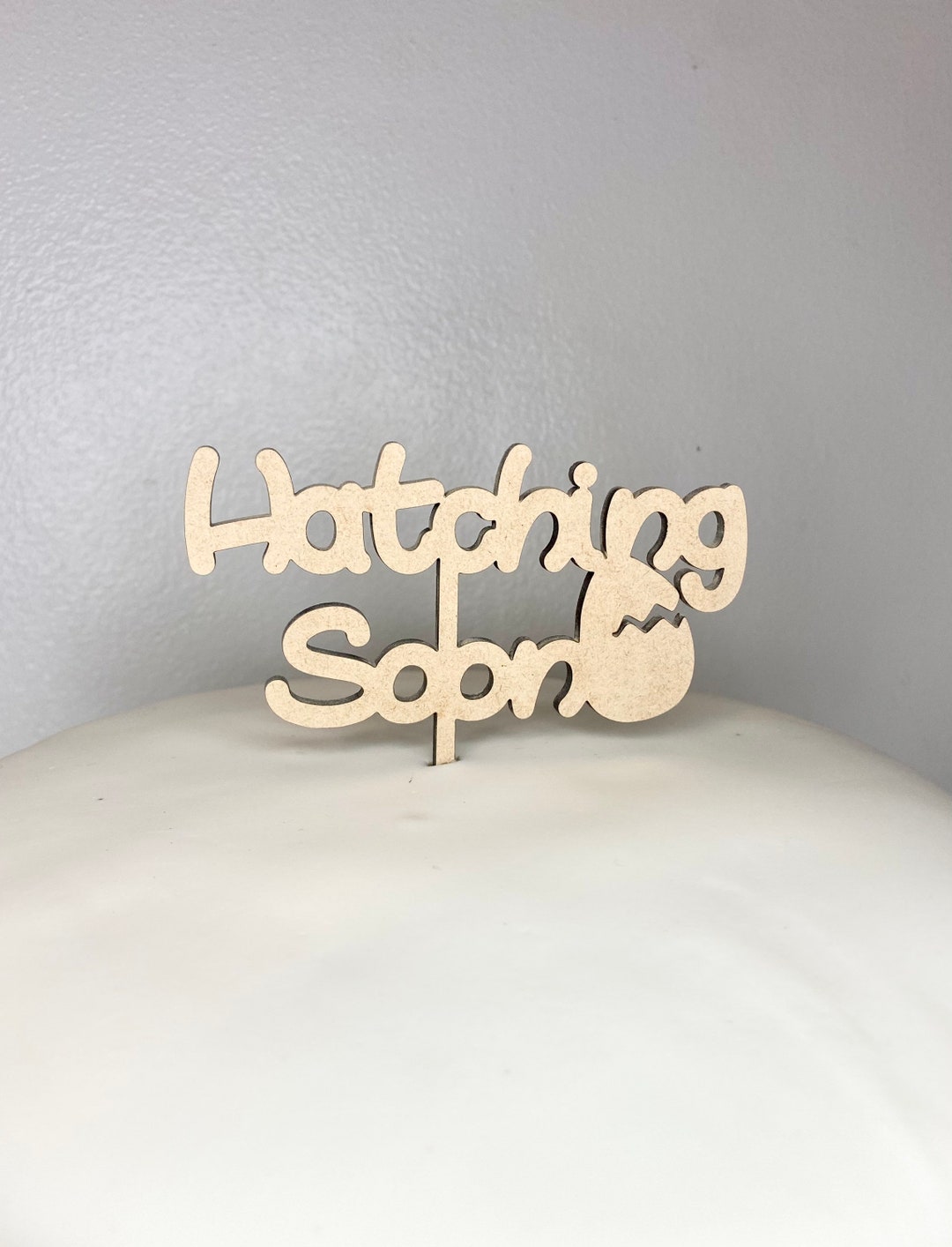 Hatching Soon Cake Topper - Etsy