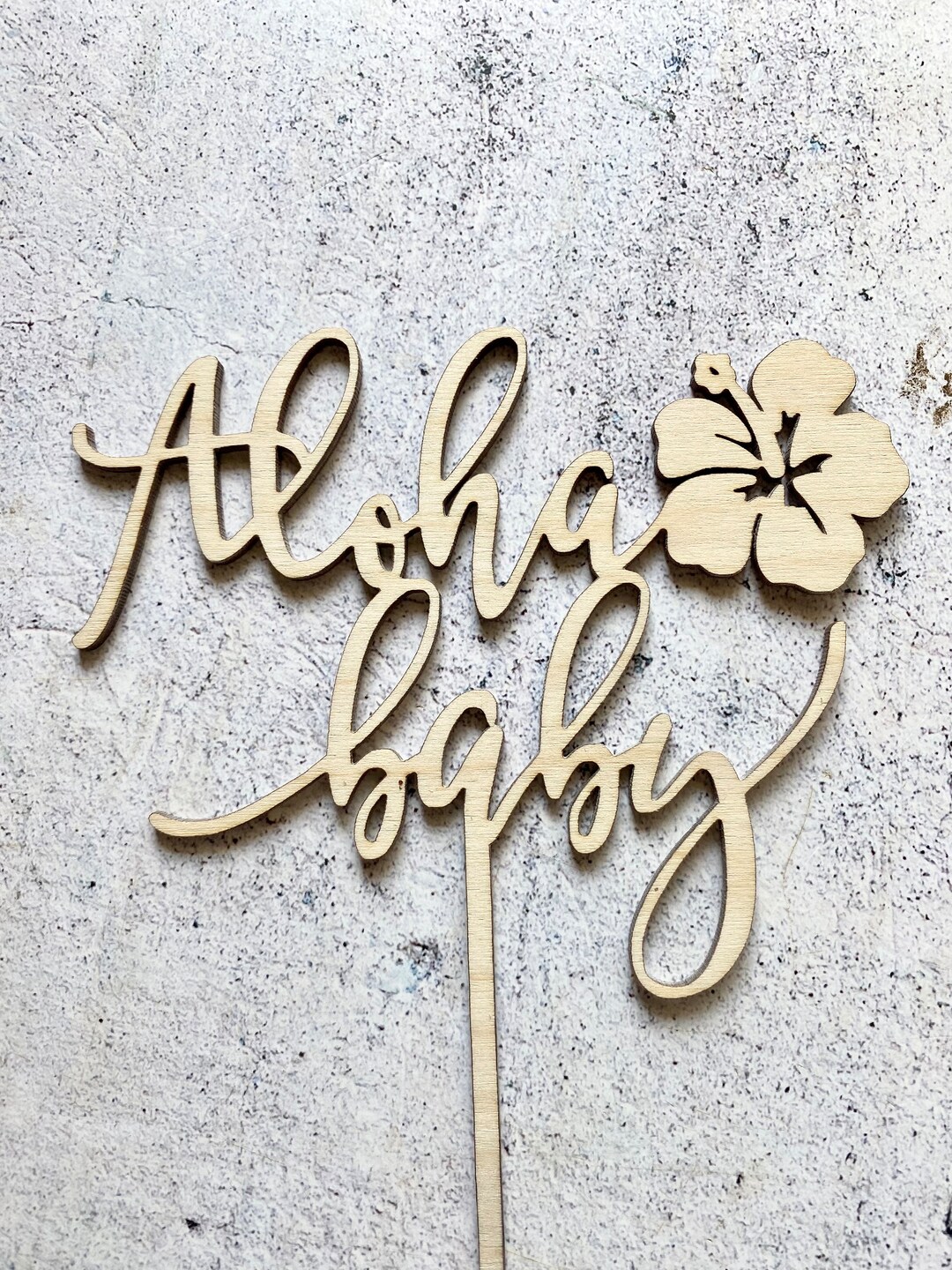 Aloha Baby Cake Topper Personalized Cake Topper Customized - Etsy