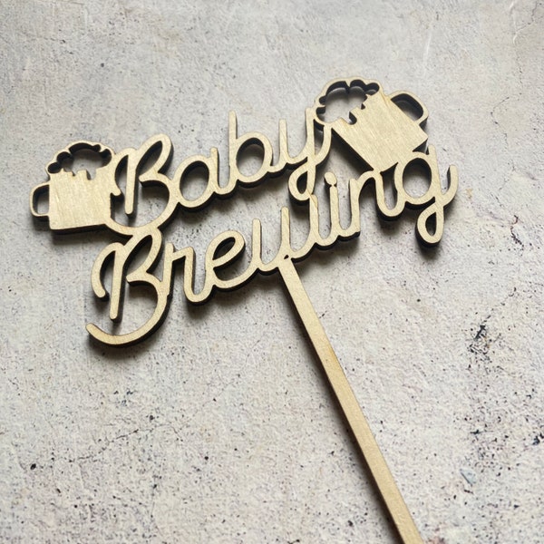 Baby Brewing Cake Toppers - Etsy