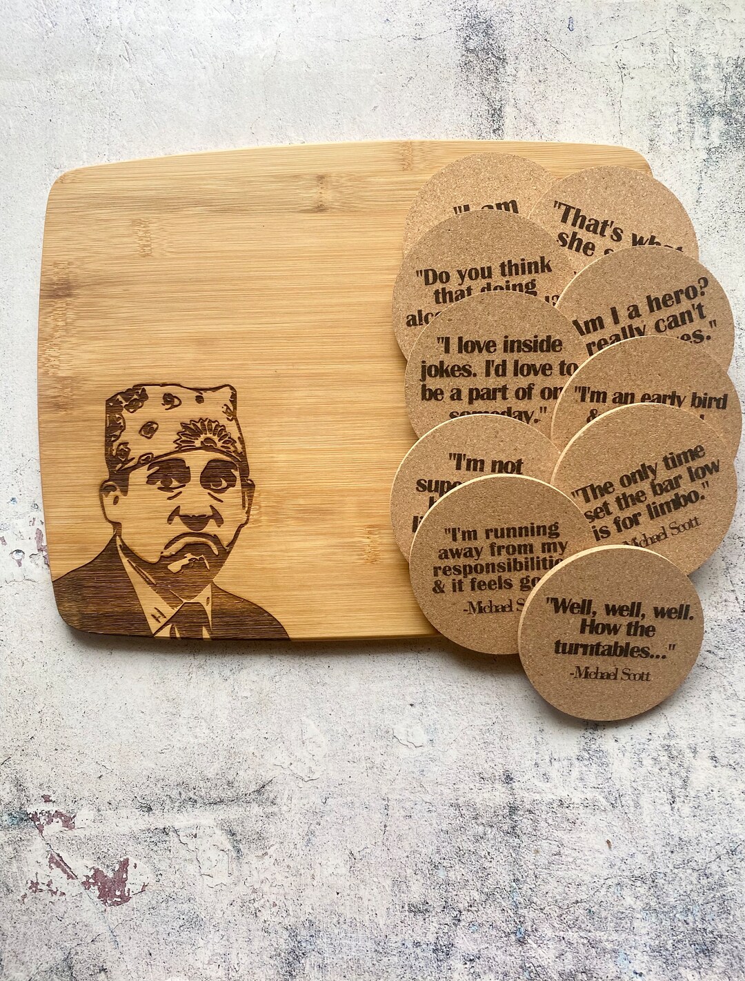 Lrg Michael Scott Gift Set, the Office Themed - Etsy