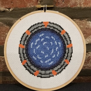 Stargate Wormhole Cross Stitch Pattern - Etsy