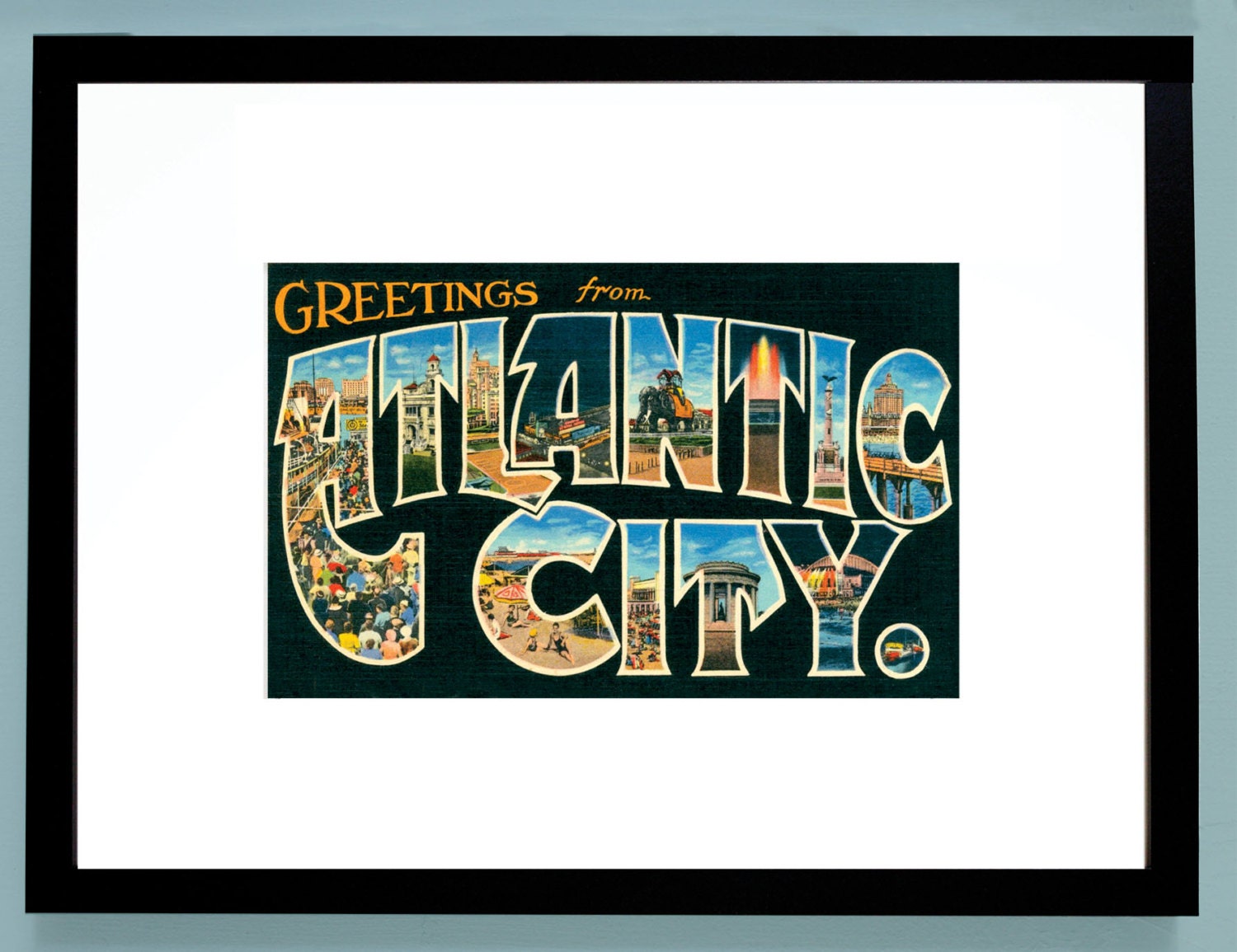 Atlantic City, Atlantic City Postcard, Postcard Downloads, New Jersey ...