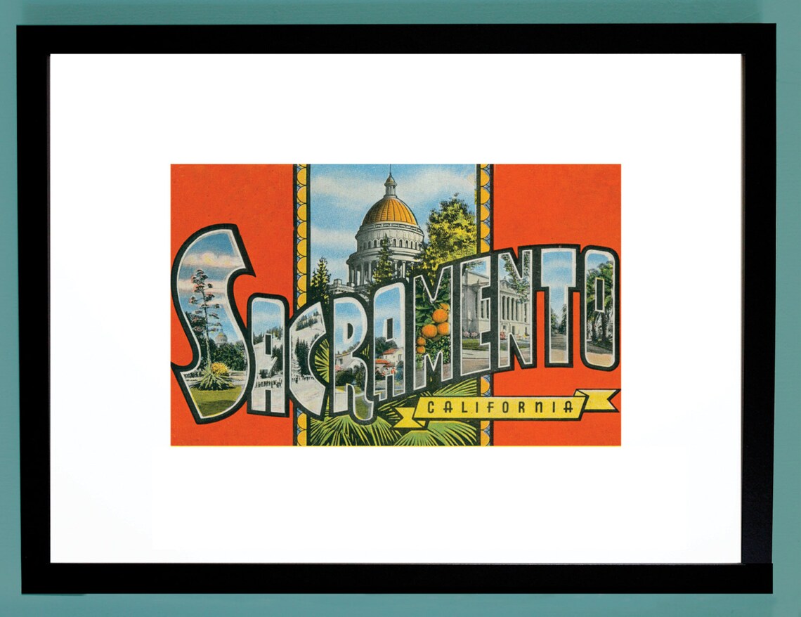Sacramento, Sacramento Postcard, State Capital, State Capital Postcard ...