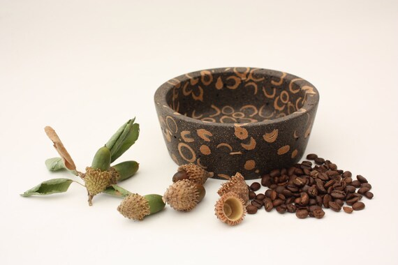 Acorn Cupule And Recycled Coffee Bowl Recycled Crafts | Etsy
