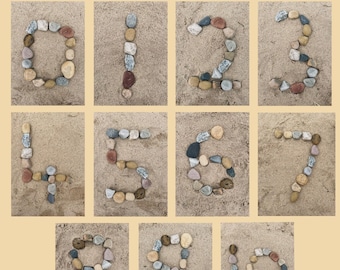 Nature Number Cards 0-10 Printable EYFS Resource Montesssori Reggio ...