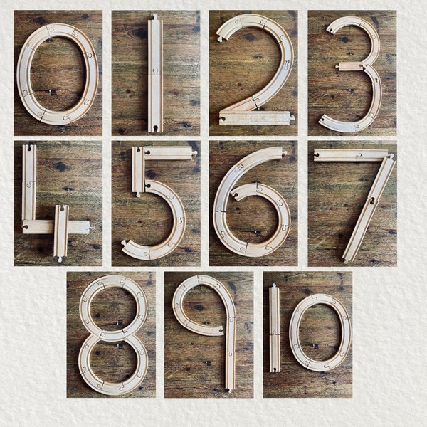 Train Track Number - Etsy