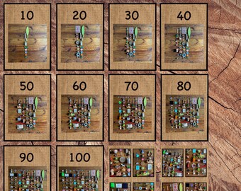 Nature Number Cards 0-10 Printable EYFS Resource Montesssori Reggio ...