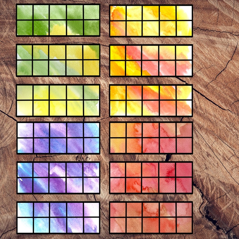 Ten Frame Seasonal Watercolour Printable Homeschool Resource - Etsy