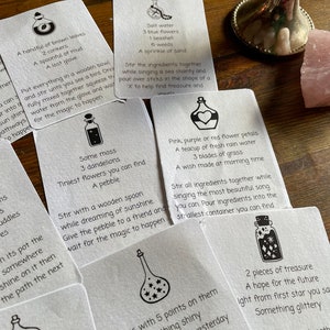 Nature Potion Recipe Cards Digital Printable Mud Kitchen Resources ...
