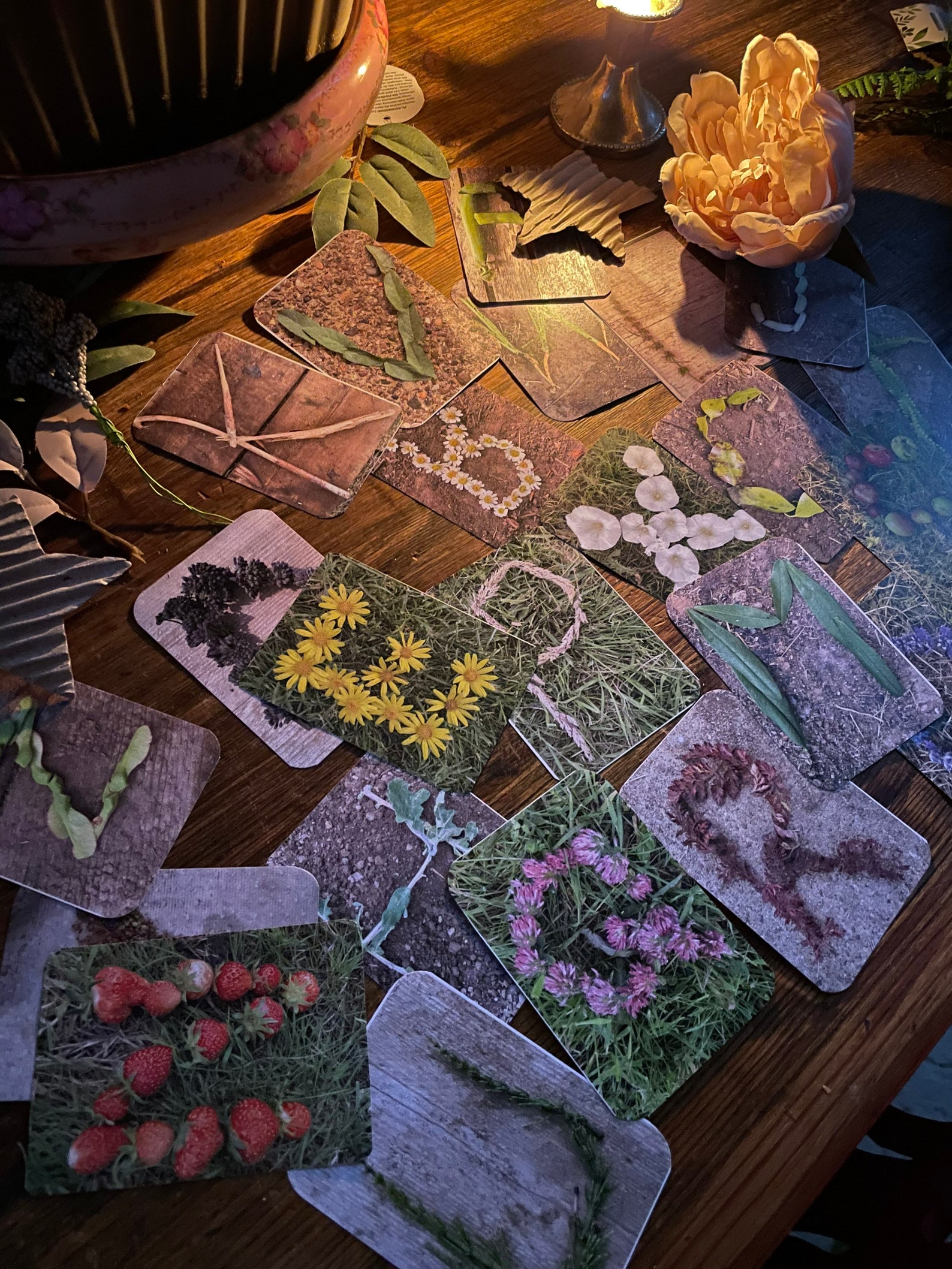 Nature Alphabet Cards Printable Digital Download Natural Early - Etsy