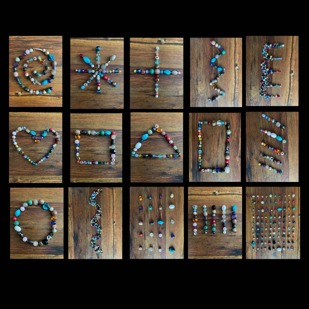 Fine Motor Pattern Cards Digital Download Loose Parts Bead Patterns ...