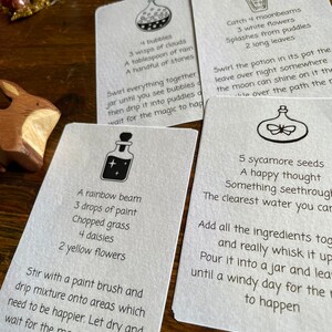 Nature Potion Recipe Cards Digital Printable Mud Kitchen Resources ...