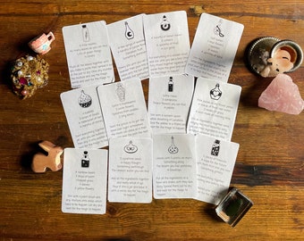 Printable Mud Kitchen Recipe Cards, Magic Fairy Potion Cards ...