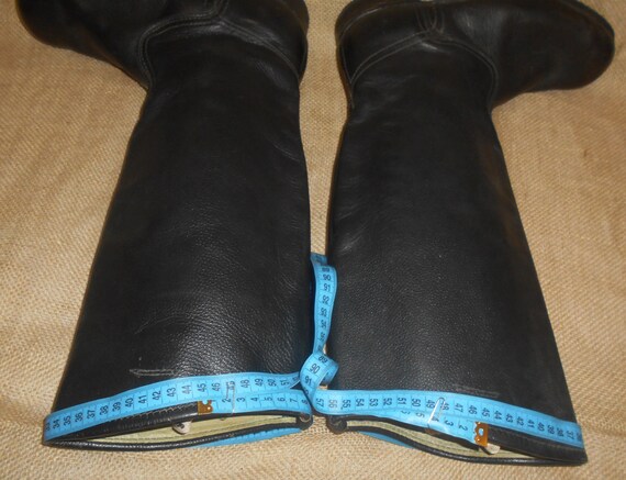 Soviet Vintage Army Yuft Jack Boots with leather sole… - Gem