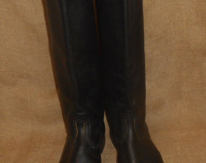 Soviet Vintage Army Yuft Jack Boots With Leather Soles Size 43 - Etsy