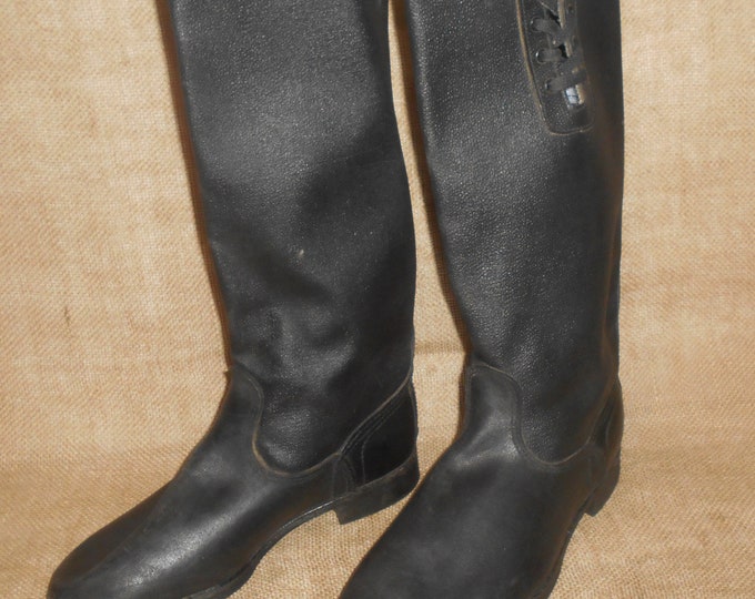 Soviet Vintage Kirza Lace up VDV Soldier Boots Russian Size 44 - Etsy