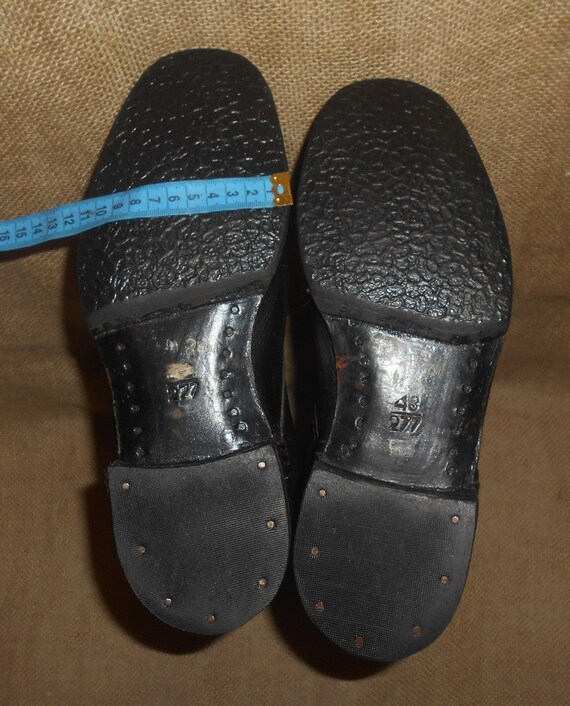 Soviet Vintage Army Yuft Jack Boots with leather sole… - Gem