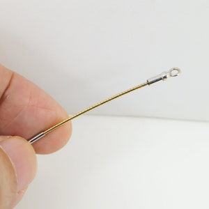 18K Solid Yellow & White Gold Omega Chain / Necklace 1.44mm Thick, 8.7 ...