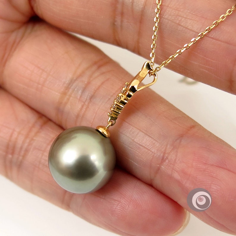 Massive 14 Mm Top AAA Grade MIRROR Luster Genuine Tahitian Sea - Etsy