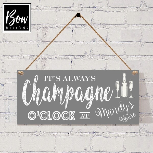 Champagne Sign - Etsy UK