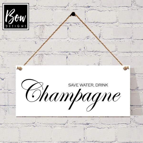 Champagne Sign - Etsy UK