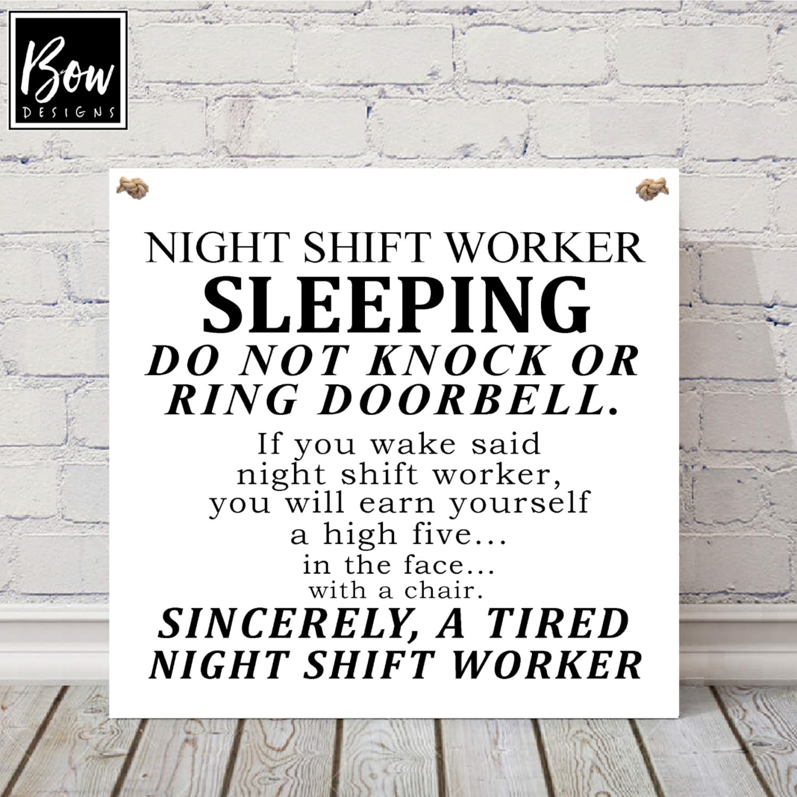 Night Shift Worker Sign Do Not Disturb Door Plaque Do Not - Etsy UK