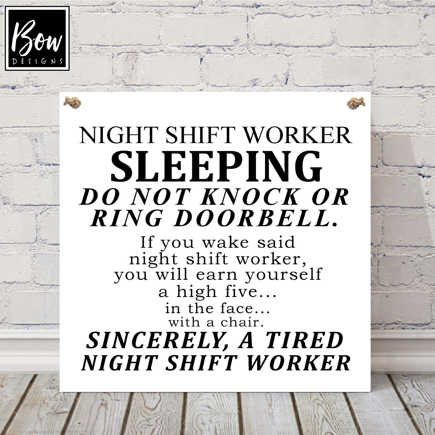 Night Shift Worker Sign Do Not Disturb Door Plaque Do Not - Etsy UK