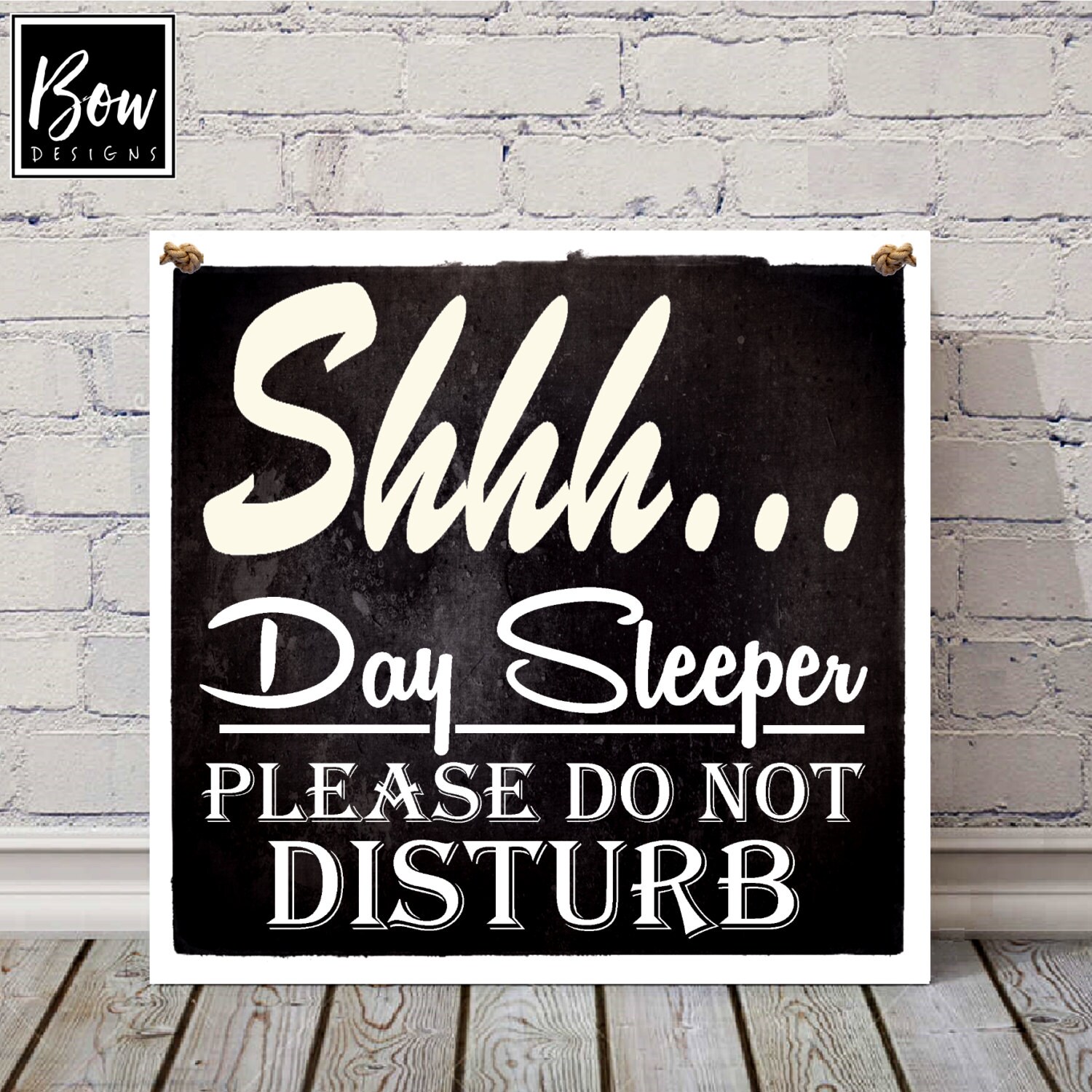 Shhh Night Shift Worker Sleeping Sign Plaque - Etsy UK