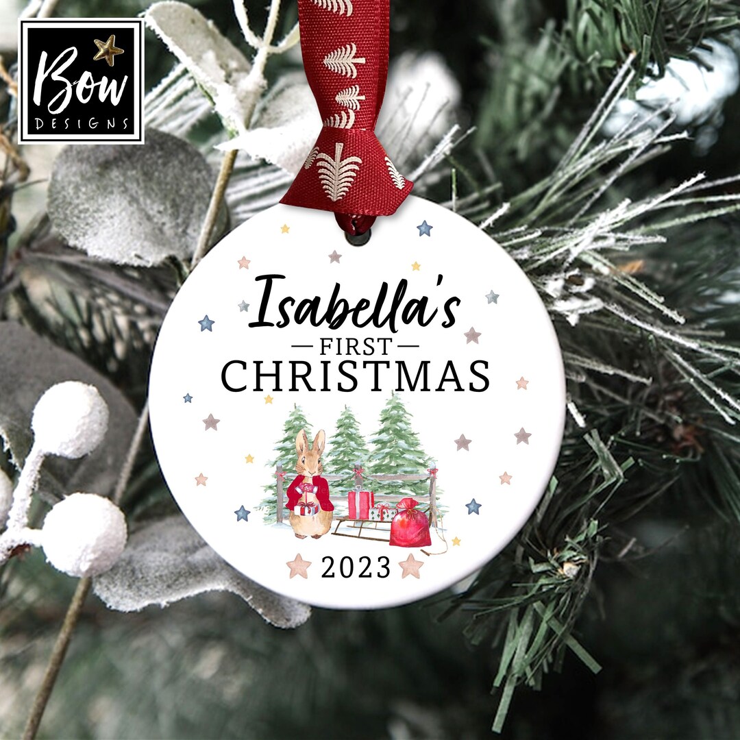 First Christmas Bauble, First Christmas Decoration, 1st Christmas ...