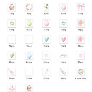 Watercolor Happy Easter Digital Design, Spring Clipart, Romantic ...