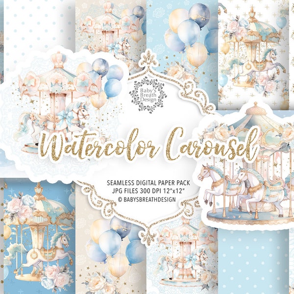 Carousel Paper Pattern - Etsy