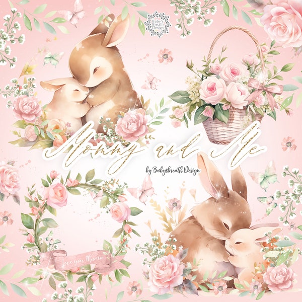 Mothers Day Clipart - Etsy