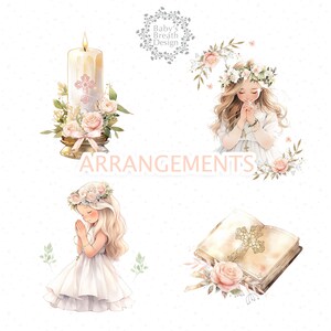 Watercolor First Communion Clipart, Watercolor Clipart First Communion ...