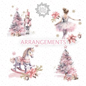 Nutcracker Christmas Digital Design, Xmas Clipart, Cute Christmas ...